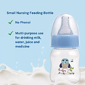 4 Pack Anti-Colic Options+ Baby Bottles, Narrow Pretty Baby, 2oz 60ml (XU-VK5O-0KX5)