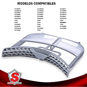 LG ADQ73373201 Genuine OEM Lint Filter Assembly (Gray) for LG Gas or Electric Dryers