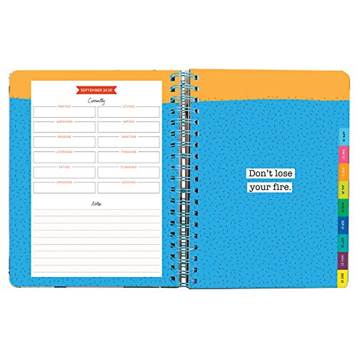 Rise and Shine 17-Month Large Planner AUG 2020-DEC 2021 (Pipsticks+Workman)