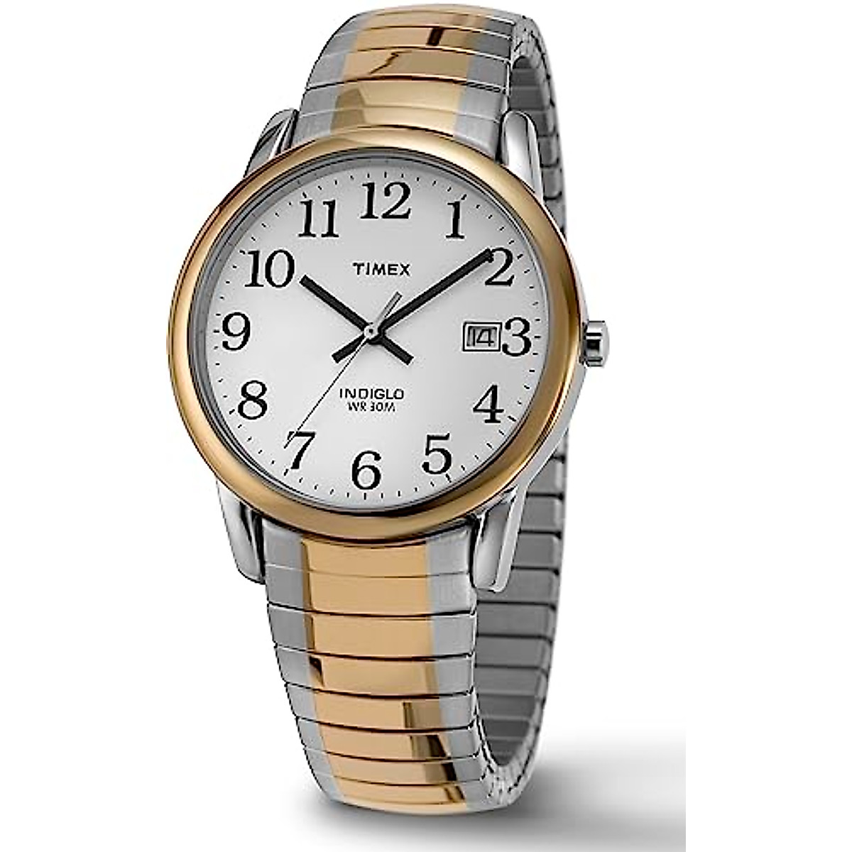 Timex Men's T2H311 Easy Reader 35mm Two-Tone Stainless Steel Expansion Band Watch