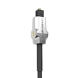 Monster M-Series 1000 Fiber Optical Digital Audio Cable Toslink Cable for Sound Bar, TV - 1.5 Meters (4.9 Ft)