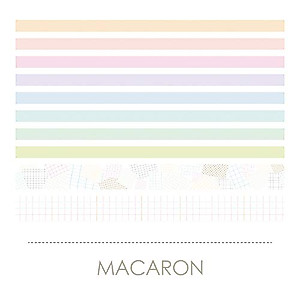 GPFMLDFV Washi Tape Set of 10 Rolls, Masking Decorative Gray Paper Tape for Bullet Journal DIY Decor Planners Scrapbooking Party School Supplies Craft