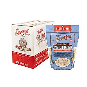Bob's Red Mill Gluten Free Scottish Oatmeal, 20-ounce (Pack of 4)