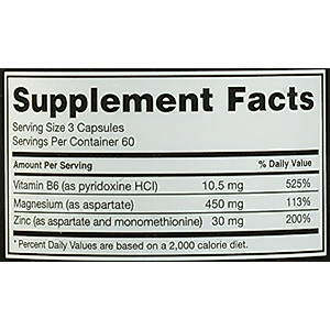 Optimum Nutrition Zinc Magnesium Aspartate, Zinc for Immune Support, Muscle Recovery and Endurance Supplement for Men and Women, Zinc and Magnesium Supplement, 180 Count (Packaging May Vary)