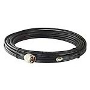 Moxa A-CRF-RMNM-L1-300 LMR-195 LITE Cable, N-Type (Male) to RP SMA (Male), 3 Meters