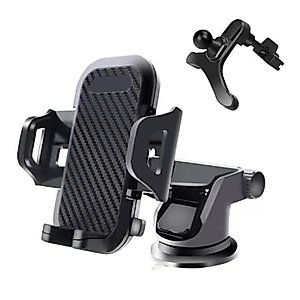 UrbanX Mobile Phone Car Holder Mount Windshield/Air Vent/Dashboard Cell Phone Holder for Car 360 Degree Rotation Universal Suction Mount Stand Compatible with Oppo Reno2