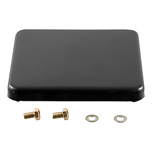CURT 28952 Replacement Direct-Weld Square Jack Cap for 28512, Black