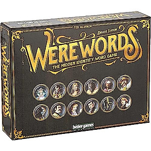 Werewords Deluxe, Werewords Board Game, Fun Board Game for Families, Werewords Card Game, Great Game for Kids & Families, Party Game for Kids & Families, Word Game