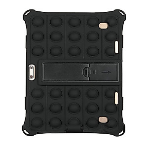 Tablet Case for 10 inch/10.1 inch, Universal Tablet Protective Cover, Compatible with Zonko, qunyiCO, MEIZE, PRITOM, FEONAL, ANTEMPER, MARVUE, Dragon Touch, Winsing, FANGOR, ZZB Tablet (Black)