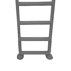 Aqua Select Heavy-Duty in-Pool Ladder | Grey | Supports 300 Pounds | Easy-to-Install Design