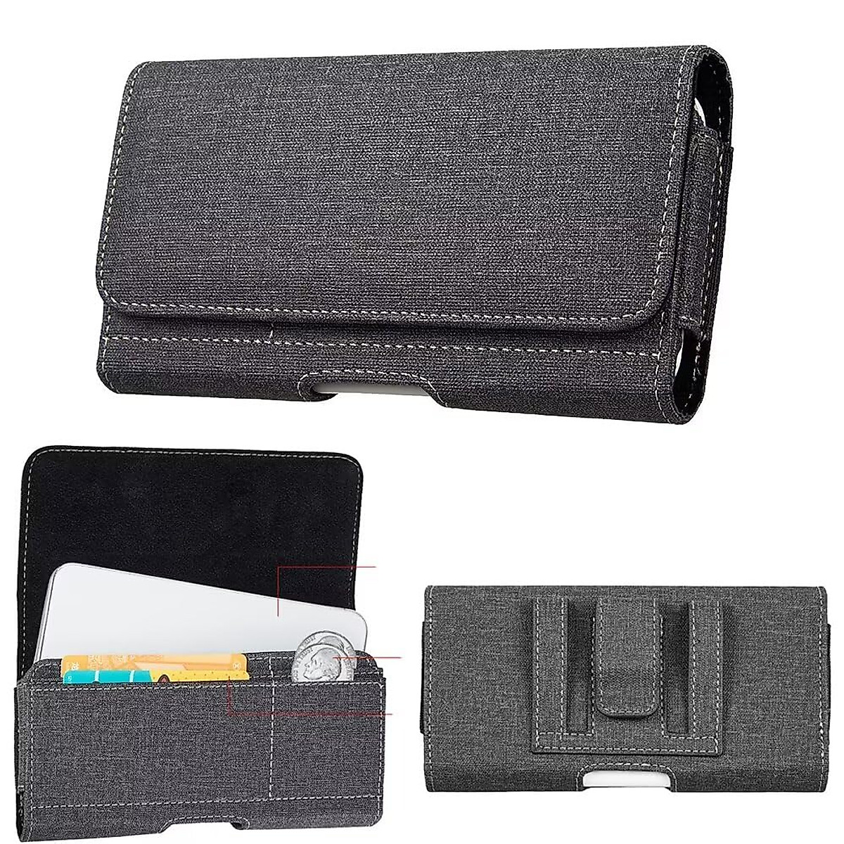 Belt Clip Phone Holster Compatible with Motorola Moto Edge 50 Neo, Edge 40, Edge 2023, Edge 30 Fusion, Edge 30 Neo, Moto S50, Moto S30 Pro