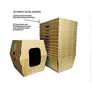 Cats Desire Biodegradable & Disposable Litter Box (15 PC)