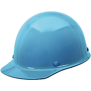 MSA 475400 Skullgard Cap Style Safety Hard Hat with Fas-Trac III Ratchet Suspension | Non-slotted Hat, Made of Phenolic Resin, Radiant Heat Loads up to 350F - Standard Size in Gray