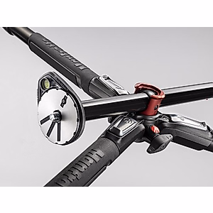 Manfrotto 190XPRO Carbon Fiber 3-Section Tripod (MT190CXPRO3),Black