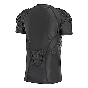 DGXINJUN Padded Youth Boys Football Rib Protector for Kids Girls Heart Guard Sternum Shirt Rugby Baseball Chest Protective
