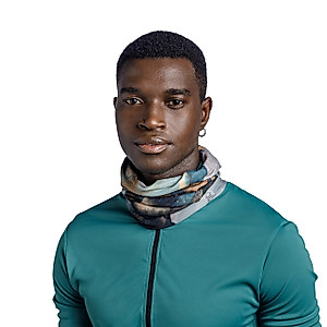 BUFF CoolNet UV Bike Neck Gaiter, Reflcetive, UPF 50 Sun Protection, Breathable, Cooling Bandana, Quick Dry Face Mask, Zomi Multi, Adult Size