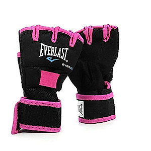 Everlast Evergel Handwraps Size: Medium/Large Black/Pink