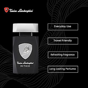 Torino Lamborghini Eau de Toilette Spray, Mitico, 4.2 Ounce
