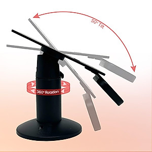 Hilipro Swivel Stand for Pax A35 Credit Card Payment Machine Terminal Pin pad - Complete POS Kit - Sturdy and Durable contactless Payment Stand