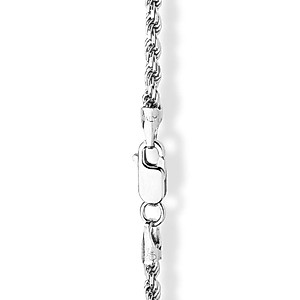 Miabella 925 Sterling Silver Italian 2mm, 3mm Diamond-Cut Braided Rope Chain Anklet Ankle Bracelet for Women, Made in Italy (3mm, Length 10 Inches)