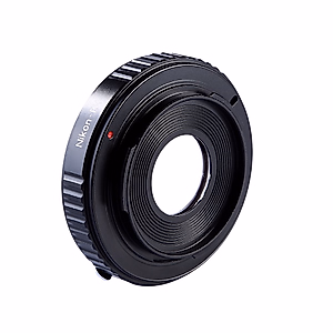 K&F Concept Lens Mount Adapter Compatible with Nikon Lens to Pentax K PK Mount Adapter with Glass for Pentax