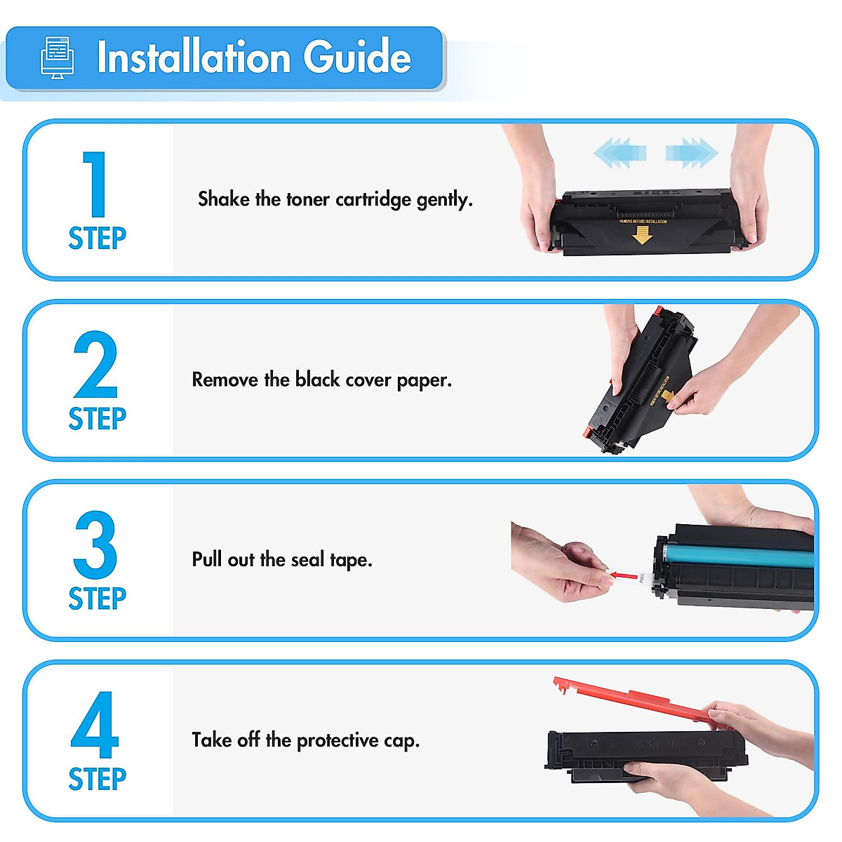 TRUE IMAGE Compatible Toner Cartridge Replacement for HP CF210X 131A 131X CF210A Pro 200 Color M251nw MFP M276nw M251n M276n M276 M251 Printer Ink Black -1Pack