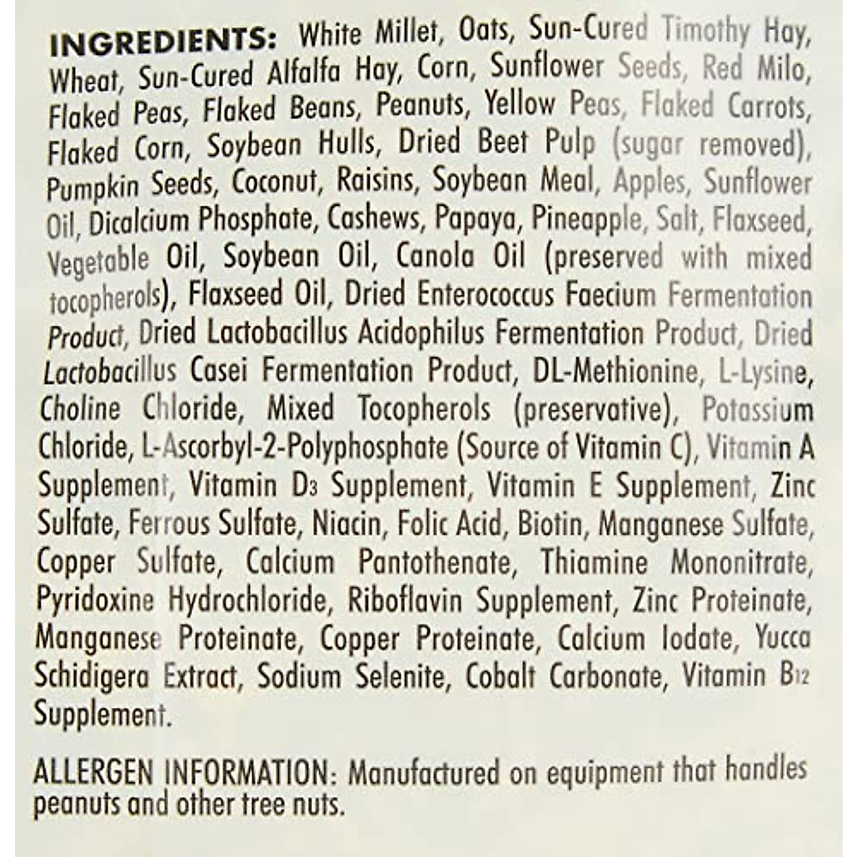 Higgins Sunburst Gourmet Food Mix For Hamsters And Gerbils