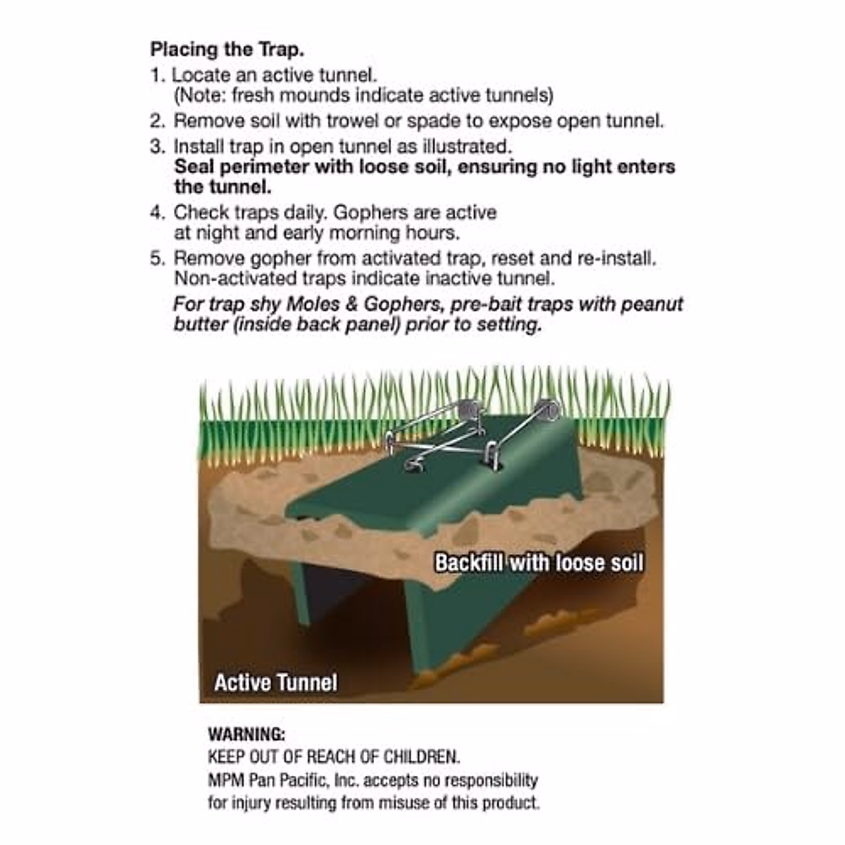 GONZO 5030 Pro Guardian Mole & Gopher Trap