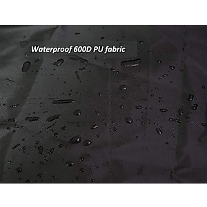 Ping Pong Table Cover - 600D Oxford Cloth Sunscreen dustproof Table Tennis Table Cover, Indoor/Outdoor Application - Black