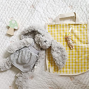 Uvvyui 11.8 Inch Easter Bunny Stuffed Animal, Cute Bunny Rabbit Plush Animal Toy with Long Ears for Kids Toddlers Girls Boys Easter Birthday Gifts (11.8 Inch, Grey)