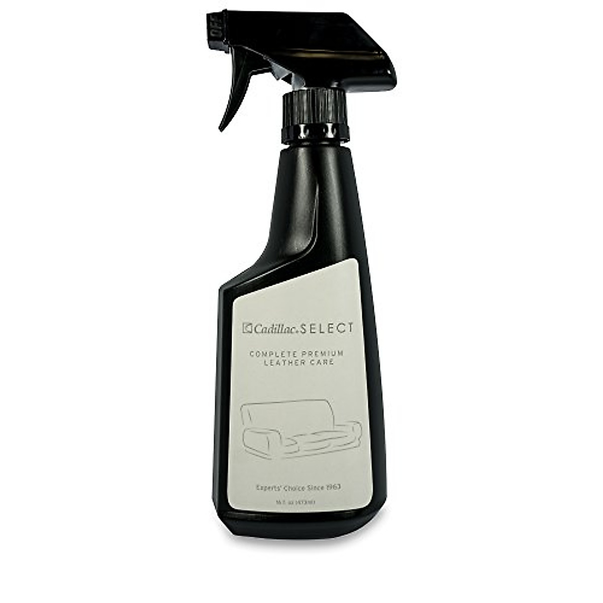 Cadillac Select Leather Furniture Cleaner and Conditioner for Couch, Car Auto Interior Seats, Bags, Jackets, Large Leather Surfaces – Complete Care Spray