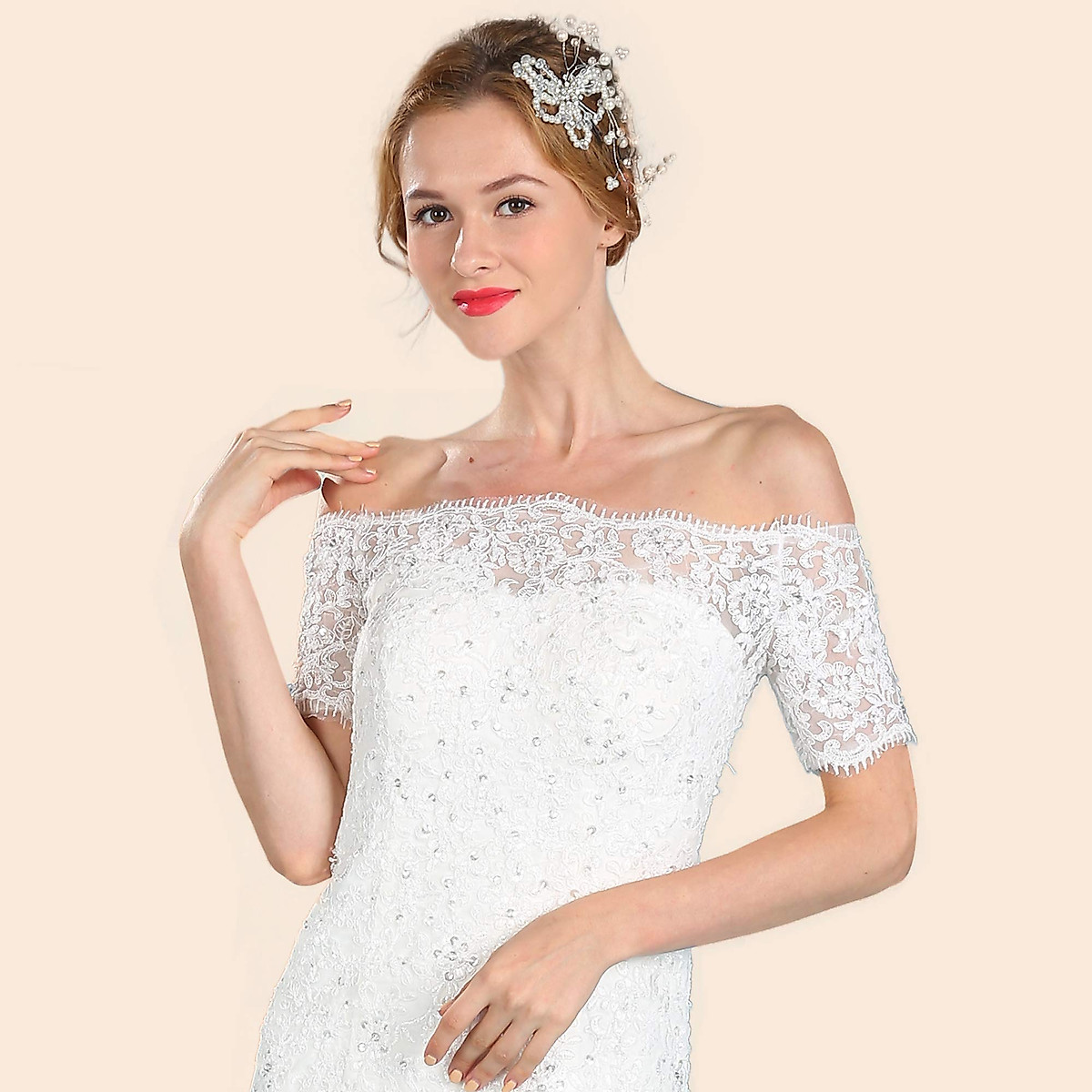 Huamei Seamless Photography Background Paper, Photo Backdrop Paper 8.9 x 36 Feet / 2.72 x 11 Meters 272133 (Ivorine)