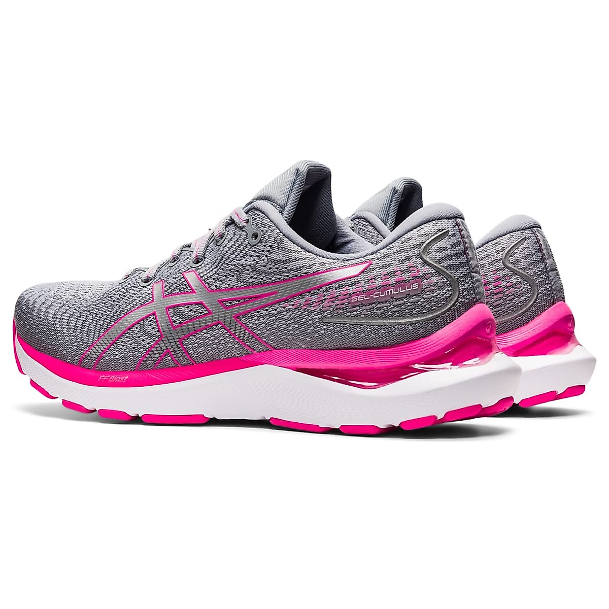 ASICS Women's Gel-Cumulus 24 Running Shoes, 9, Sheet Rock/Pink GLO
