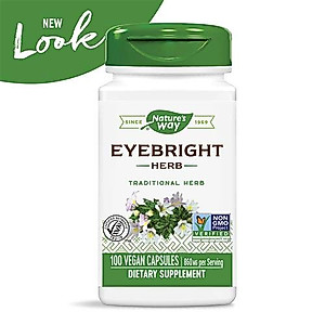 Nature's Way Eyebright Herb, 860 mg per Serving, 100 VCaps