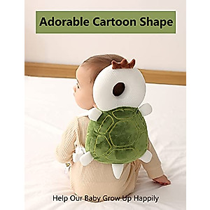 Baby Walker Head Protector Backpack Wear,Toddler Head Protection Safety Pad,Turtle