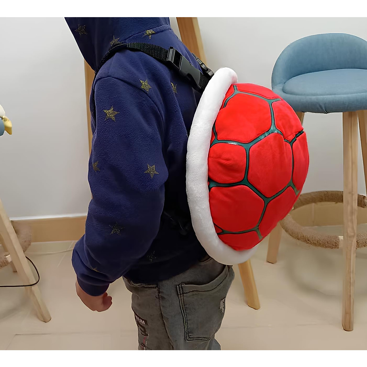ZHYPFF Turtle Backpack Turtle Shell Backpack Cosplay Clothing Accessories Props Soft Plush Cartoon Toy 11.4 inches