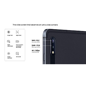 SAMSUNG Galaxy Tab S7 11-inch Android Tablet 128GB Wi-Fi Bluetooth S Pen Fast Charging USB-C Port, Mystic Navy (Renewed)