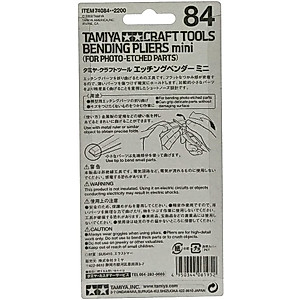 TAMIYA America, Inc Mini Bending Pliers for PE Part, TAM74084