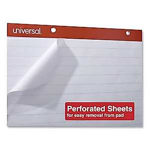 Universal UNV35601 27 in. x 34 in. Easel Pads/Flip Charts - White (2/Carton)