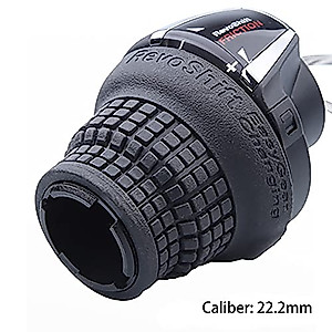 Hycline Twist Shifter Lever Revoshift Shift Lever SL-RS35, 7 Speed Twist Grip Gear Bike Right Shift Lever for Mountain Bicycle