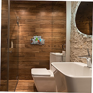 RORPOIR 1pc Stainless Steel Shelf Bathroom Shelf Organizer Shower Organizer Shelf Kitchen Holder Rack Metal Wire Basket Bin Kitchen Sink Holder Sink Drying Holder Sponge Shampoo Rack