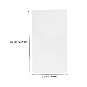 GLEAVI 10pcs Board Drawing Board for 3D Printing Pen 3D Pen Stencils 3D Pen Drawing Mat Convenient Painting Mat 3D Drawing Paper Templates 3D Pen Graffiti Pad White PVC