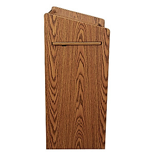 Oklahoma Sound - 600-MO Aristocrat Floor Lectern, Medium Oak