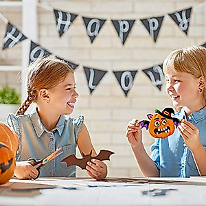 24 Pieces Halloween Make-a-face Sticker Mix and Match Sticker Make Your Own Stickers Halloween Party Games for Birthday Party Decorations Halloween Party Supplies Make a face