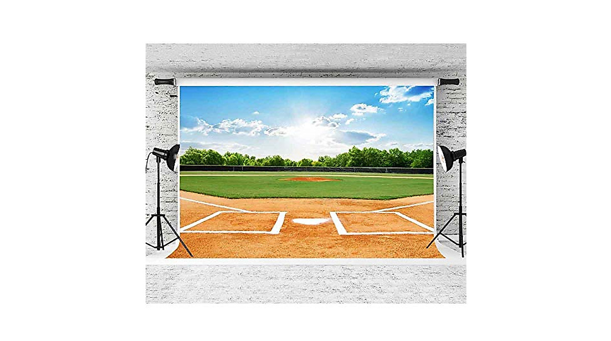 SOOUVEI Baseball Field Backdrop - Perfect for Parties