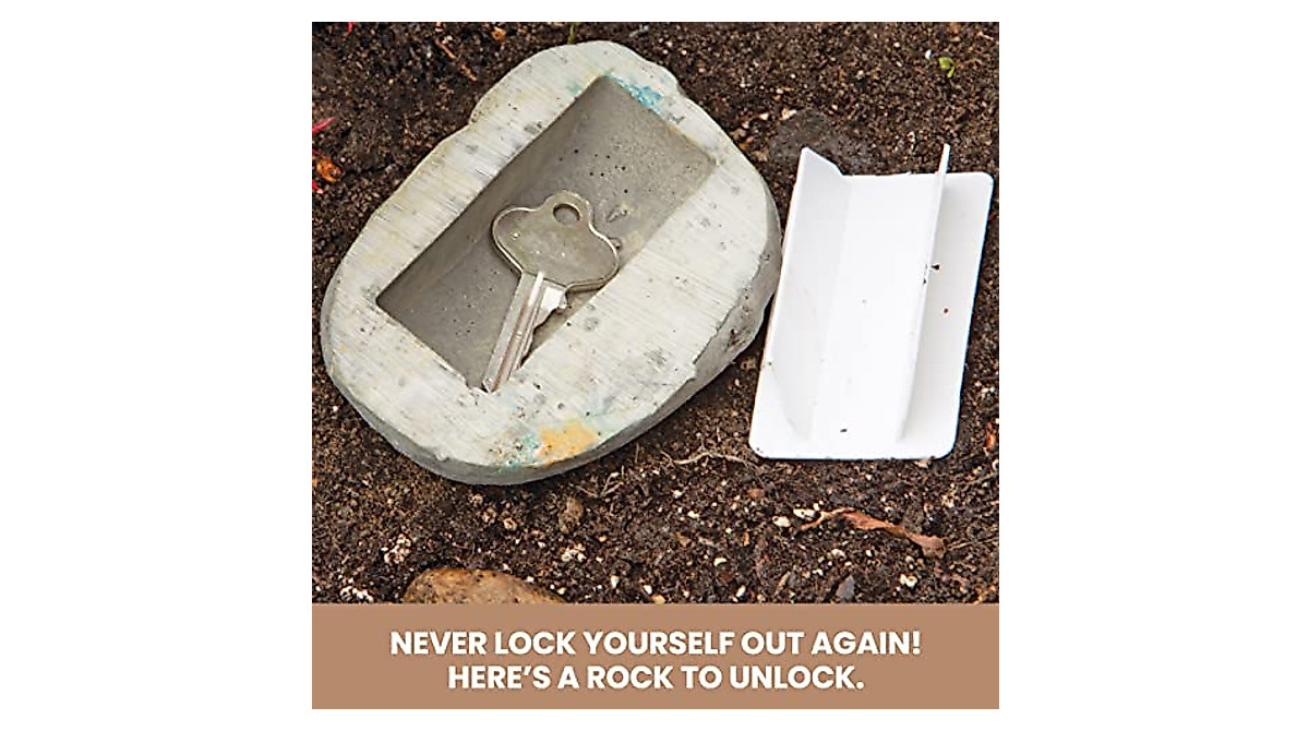 Hide-A-Key Stone Safe: Decorative Key Hider