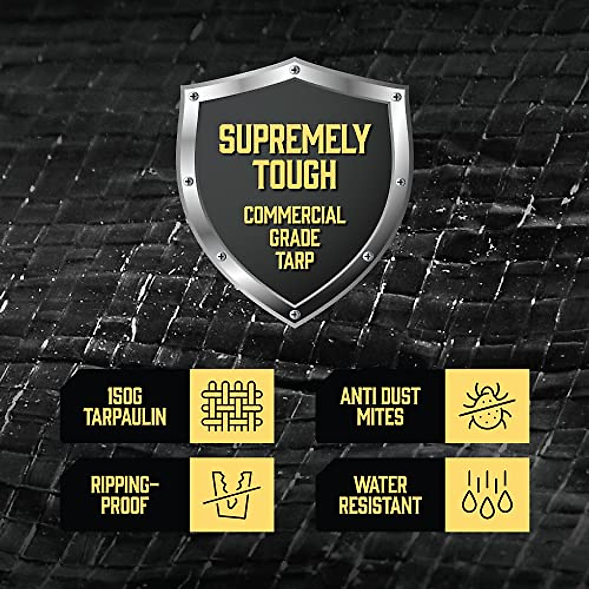 Mattress Bags for Moving with 8 Handles - Extra-Thick Mattress Bag for Moving - Reusable Mattress Storage Bag - Mattress Cover for Moving with Zipper, Moving Mattress Bag Protector (King, Black)