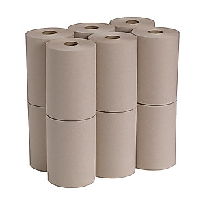Pacific Blue Basic Recycled Paper Towel Roll (Previously Branded Envision) by GP PRO (Georgia-Pacific), Brown, 26401, 350 Feet Per Roll, 12 Rolls Per Case
