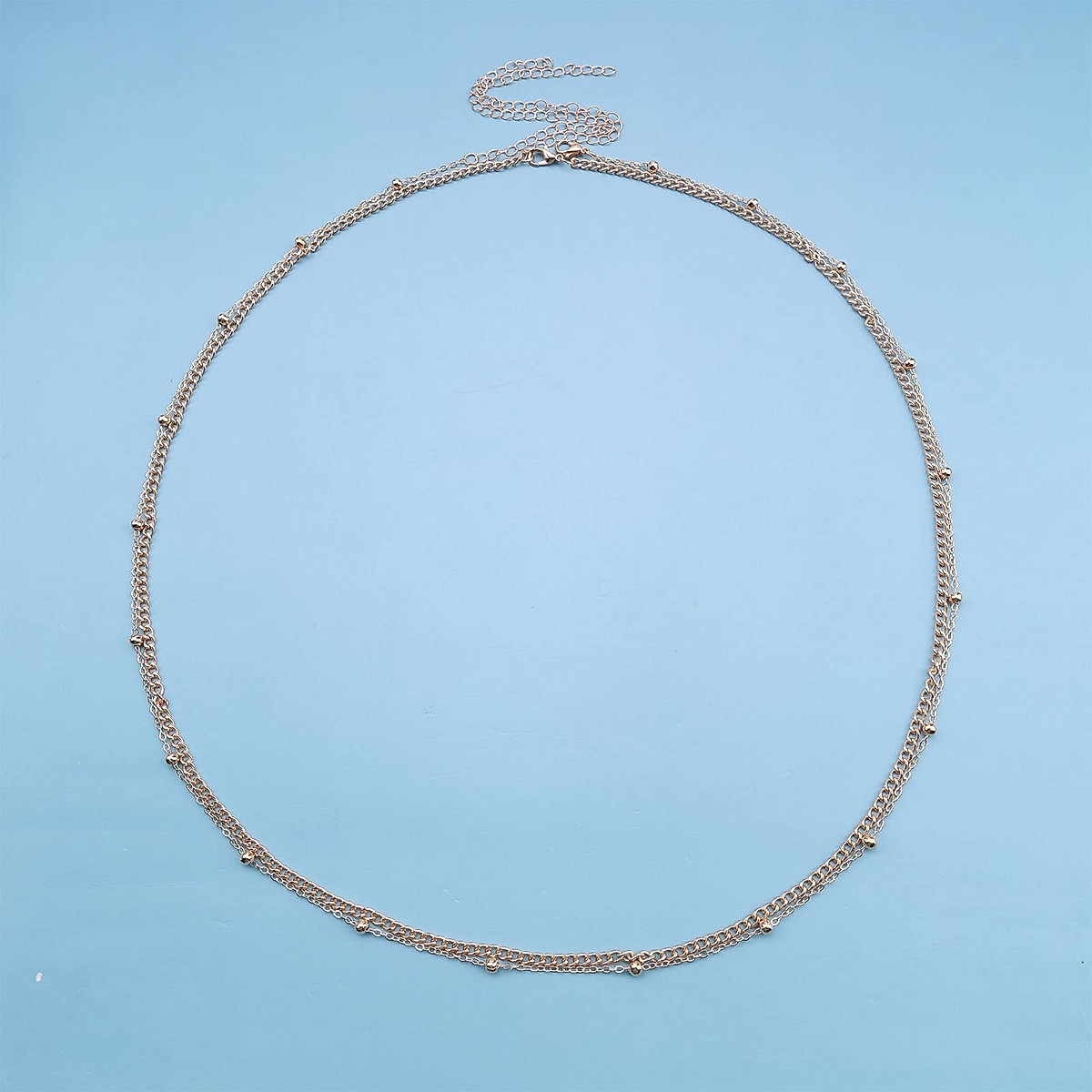 Sttiafay Boho Waist Beads Body Chain Gold Layered Belly Belt Sexy Bikini Body Harness Body Jewelry for Women Girls