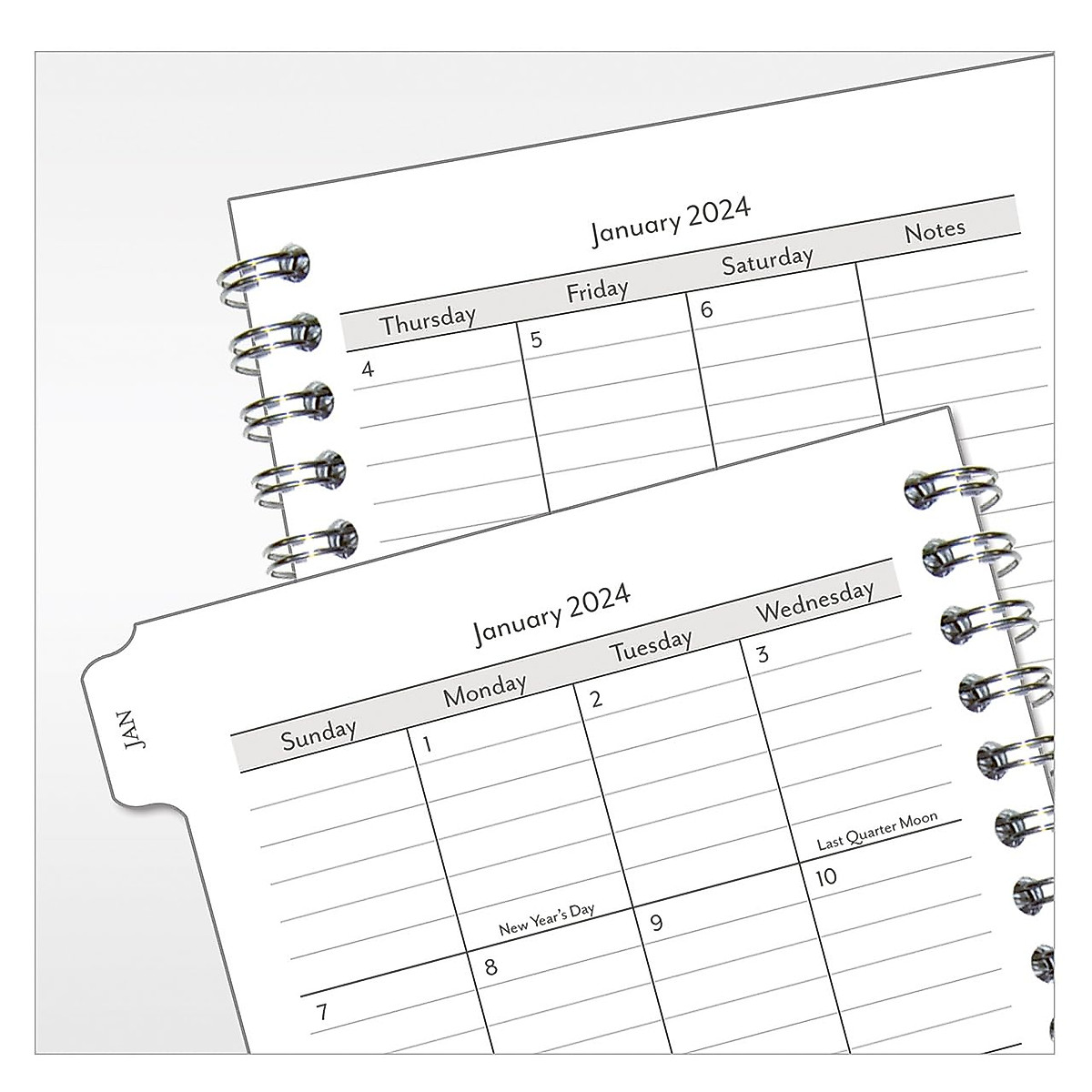 FranklinCovey - Compass Weekly Wire-Bound Planner (Pocket Slim, Jan 2024 - Dec 2024)
